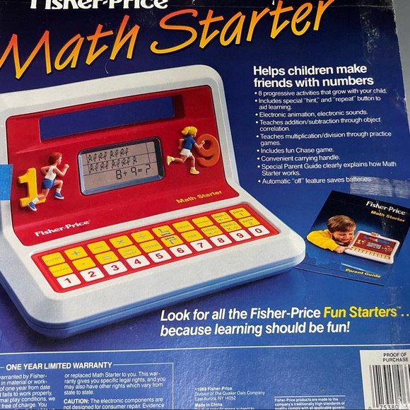 Fisher-Price | Toys | Fisher Price Math Starter Vintage 988 | Poshmark
